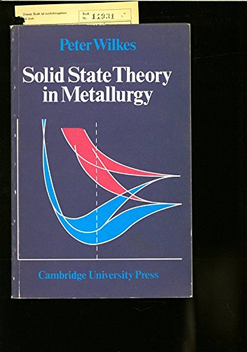 Solid State Theory in Metallurgy: Amazon.co.uk: Wilkes, Peter ...