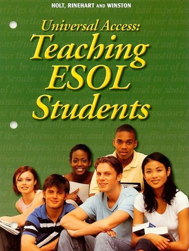 Universal Access: Teaching ESOL Students: unk.: 9780030374760: Amazon ...