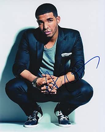 Drake signed 8x10 photo at Amazon's Entertainment Collectibles Store