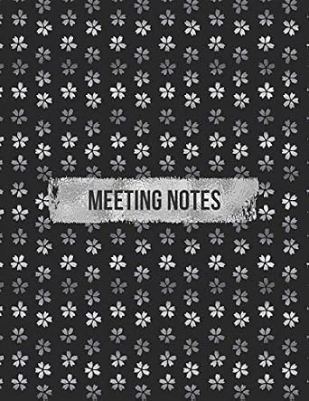 Meeting Notes: Detailed meeting notes journal for recording meeting ...