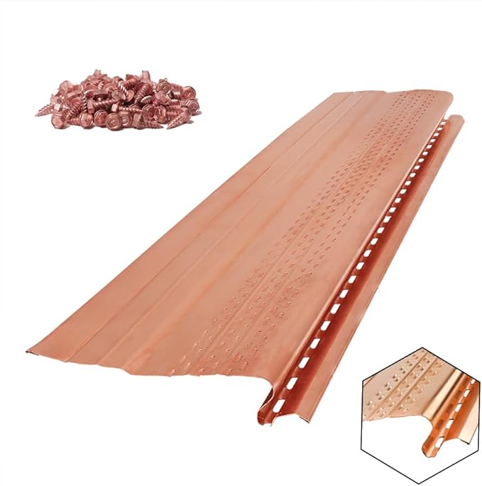 Waterlock PRO Copper Gutter Guard Systems 5" Inch and 6" inch ...