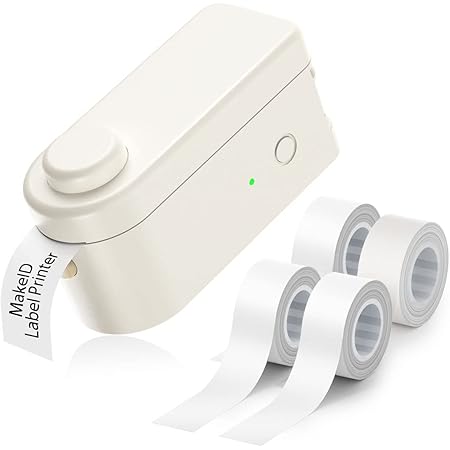 Amazon.com : Makeid Label Maker Machine with 3 Tapes - Portable ...