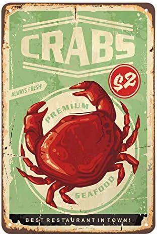 Amazon.com: New Vintage Wood Hanging Wall Sign Two Old Crabs Live Here ...