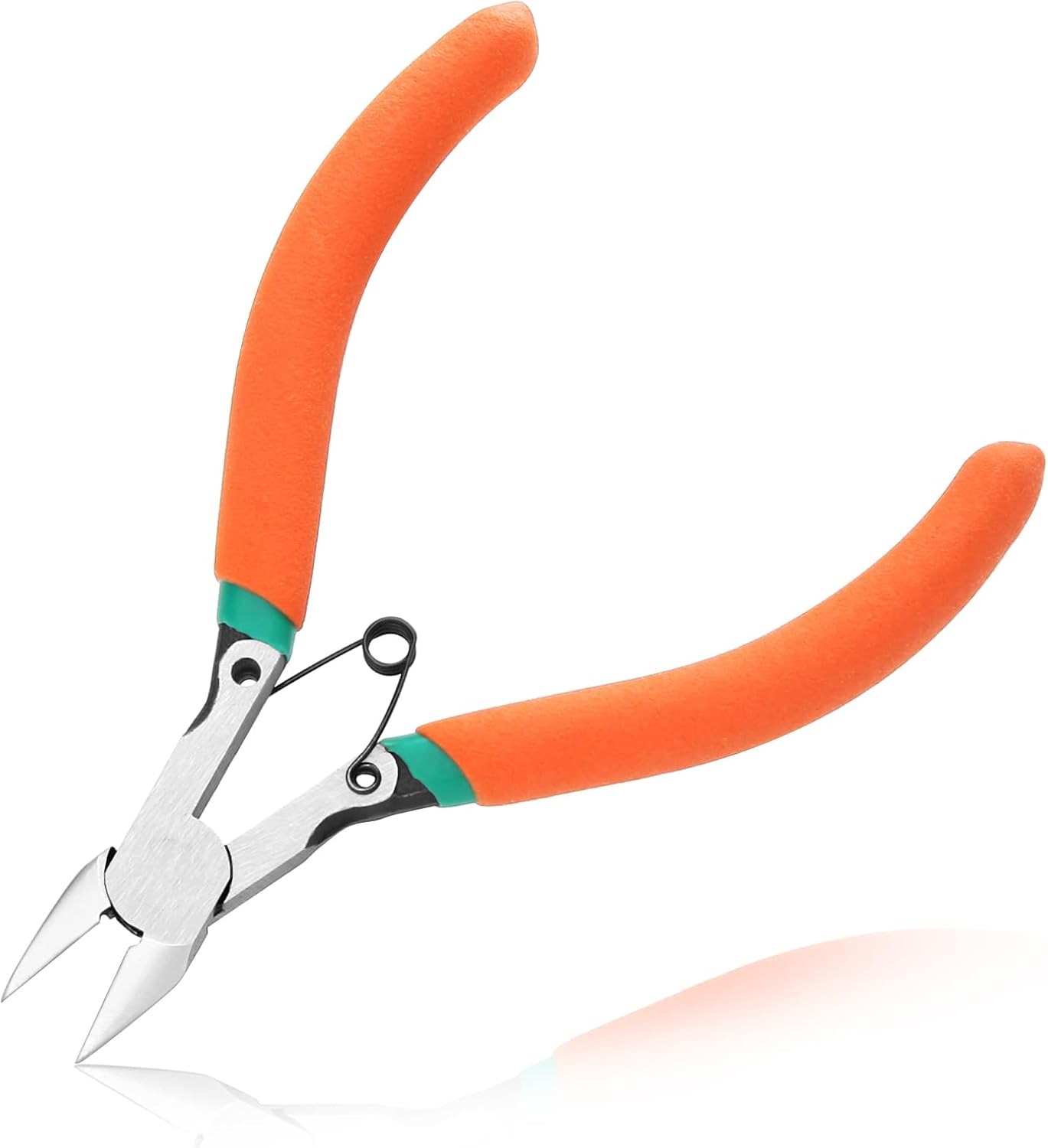LEONTOOL Wire Flush Cutters 5-Inch Electronic Model Sprue Wire Clippers ...