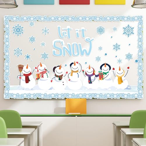Snapklik.com : Winter Bulletin Board Decoration Set Winter Holiday ...