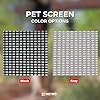 Pet Screen Roll - Dog & Cat Proof Window Screen - Pet Resistant Vinyl ...