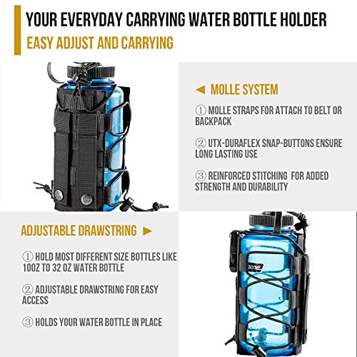 Snapklik.com : OneTigris HUNTERZ Water Bottle Holster, Adjustable 10 To ...