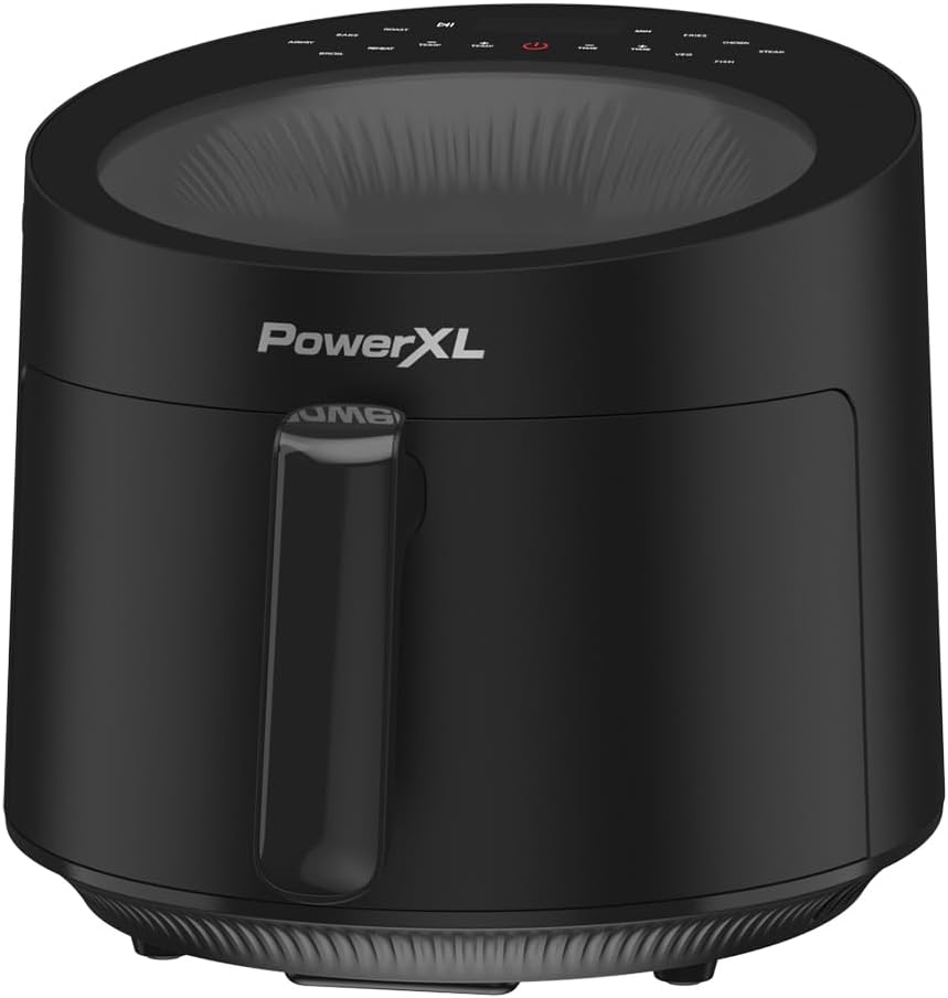 Amazon.com: PowerXL LUMINEX 5.3 QT Radiant Light Air Fryer, Heats to ...