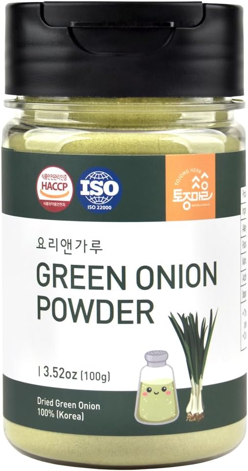 Amazon.com : TOJONGHERB Green Onion Powder/ 3.53oz / All Natural Umami ...