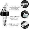Amazon.com: Liquor Bottle Pourers Set of 6 Pourer Pour Spouts 1 oz ...
