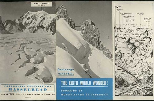 Chamonix Mount Blanc Gondola Cableway Brochures 1950: Mont Blanc ...