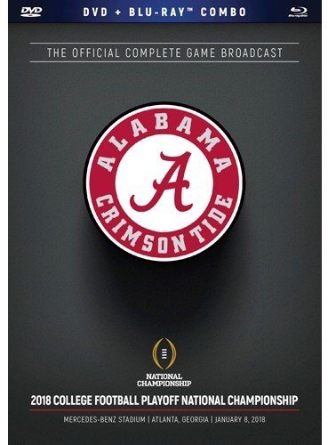 Amazon.com: 2018 CFP Alabama National Championship Dvd/Blu-ray Combo ...