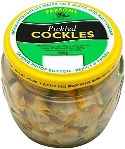 Amazon.com: Parsons Welsh Pickled Cockles (155g) : Grocery & Gourmet Food