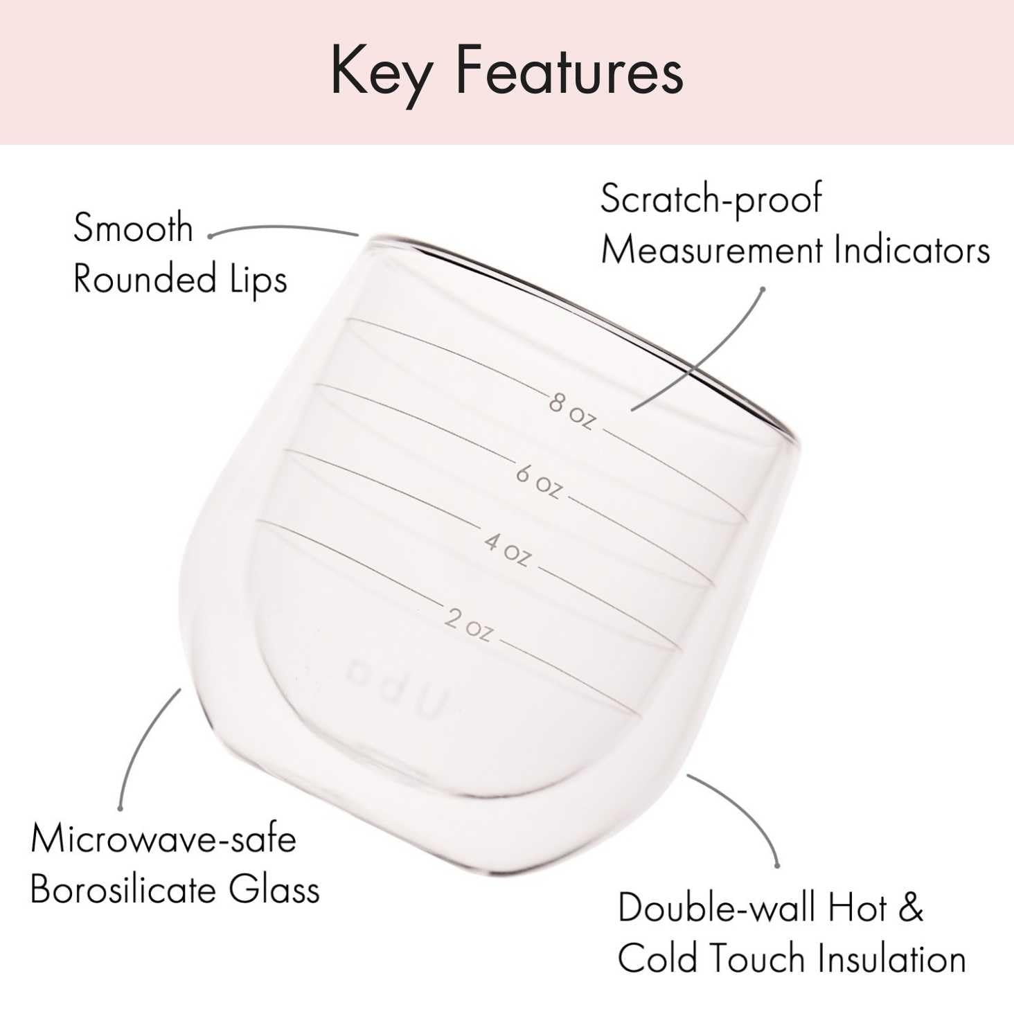 Snapklik.com : Uba Portion Control Wine Glasses - Built-in Measurements ...