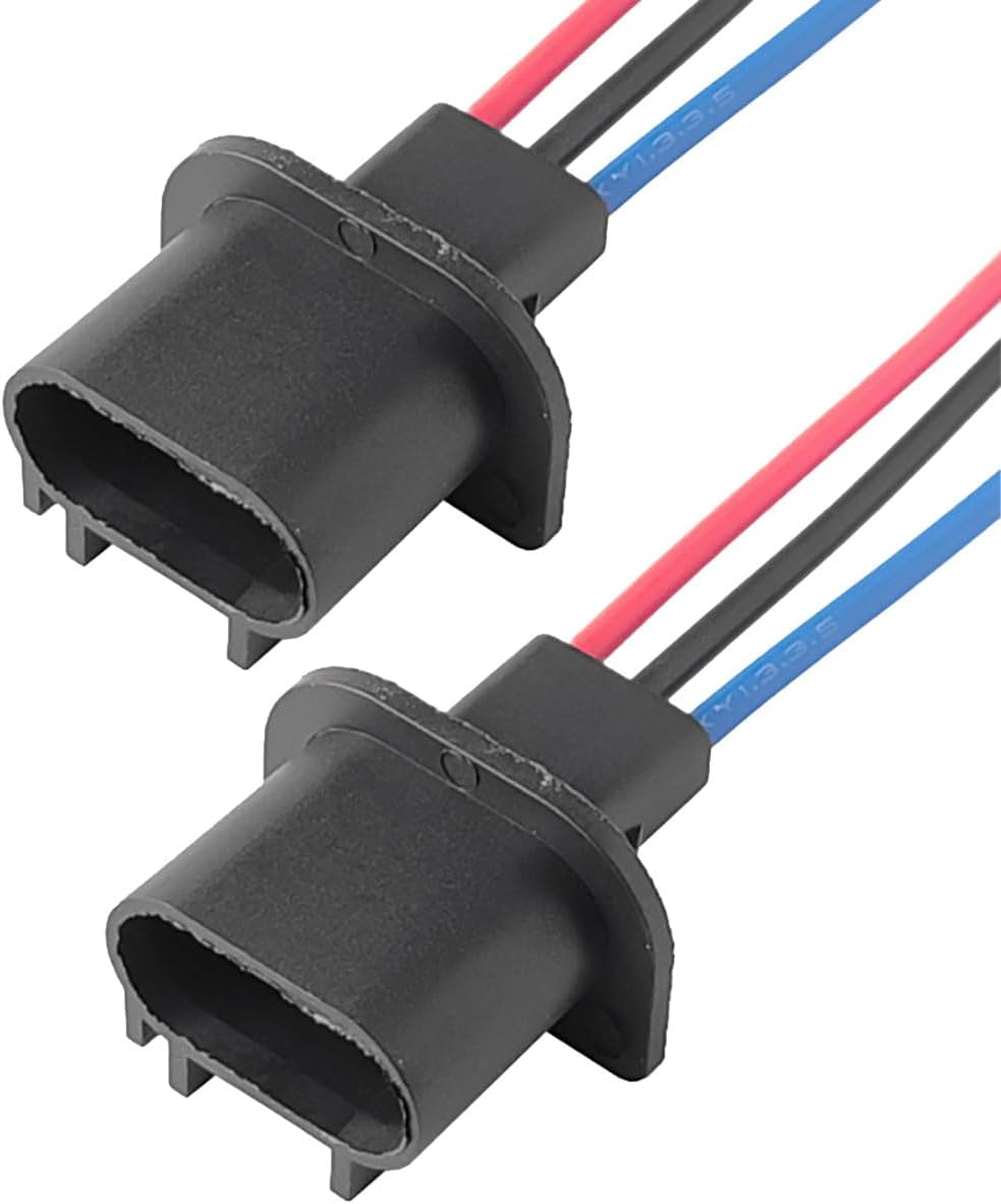 Amazon.com: 2PCS 9008 H13 Car Headlight Connector, Male Socket Adapter ...