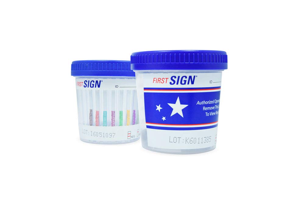 Amazon.com: First Sign Drug Test Cups, 5 Panel, One-Step Screening ...