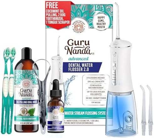 Amazon.com: GuruNanda Gums of Steel Kit – Advanced Dental Water Flosser ...