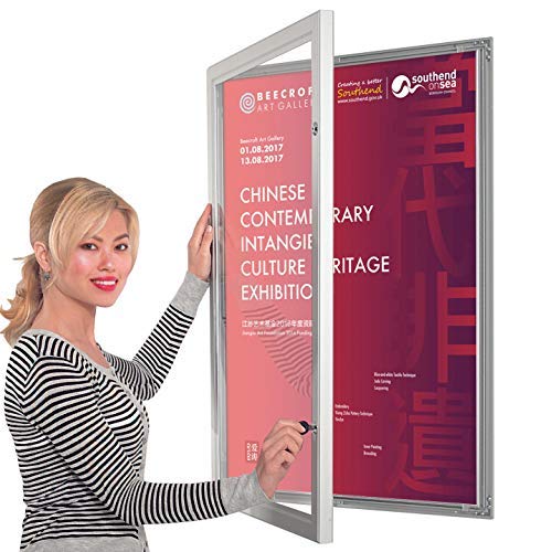 Wonderwall Lockable Poster Frame/Tamperproof noticeboard - Wall Mounted ...