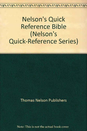 Nelson's Quick-Reference: Bible Maps and Charts (Nelson's Quick ...