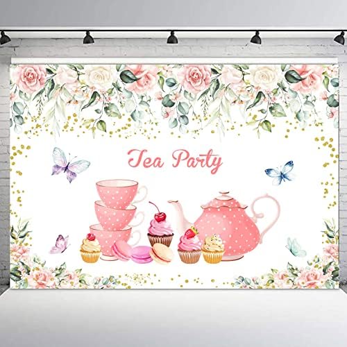 Antique Tea Party Background