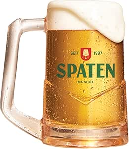 Ruvolo Caneca Spaten, Caneca de Cerveja, Caneca de Vidro para Chopp 400ml | Amazon.com.br