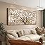 Amazon.com: Large Wall Art Print Gold Abstract Tree Of Life Framed Modern Artwork Canvas ...