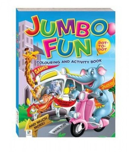 Buy Jumbo Fun Colouring and Activity Book (Blue) Book Online at Low ...