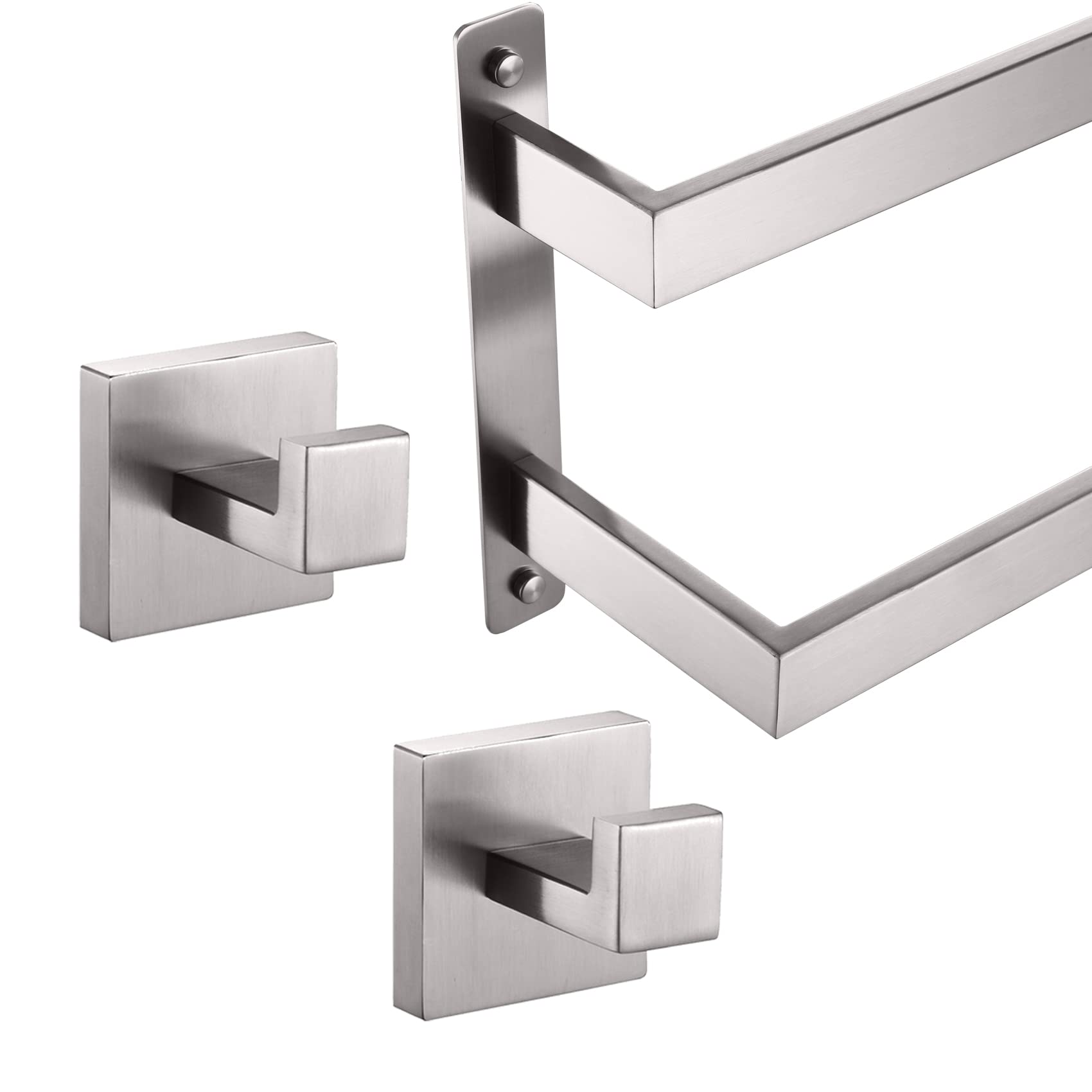 Amazon.com: KOKOSIRI Hand Towel Bars 32 Inches Bathroom 2-Tiers Ladder ...
