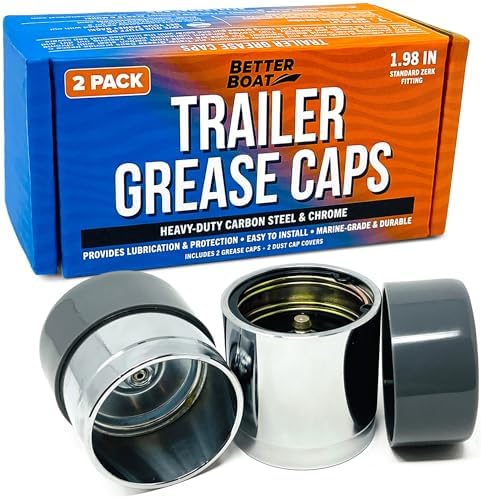 Amazon.com: GREPSPUD 4pcs 2.72'' Trailer Hub Dust Caps, Trailer Spindle ...