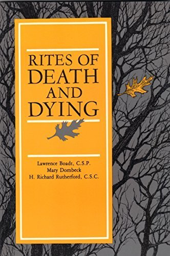 Rites of Death and Dying: Three Papers Given at the 1987 National ...
