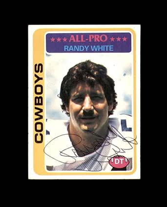 Randy White Signed Original 1978 Topps Dallas Cowboys Autograph at ...