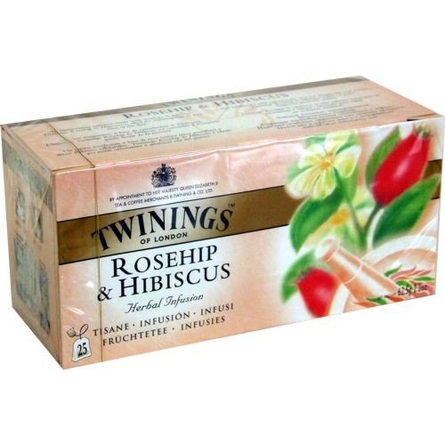 Twinings Tea Bag Rosehip & Hibiscus 25 Bags (Rosehip & Hibiscus ...
