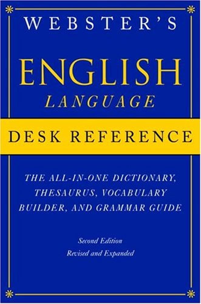 Webster's English Language Desk Reference: Rh Value Publishing ...
