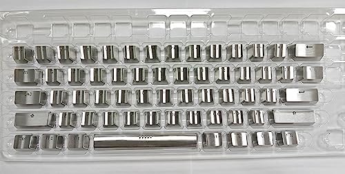 Amazon.com: Hallsen Metal Keycaps Mechanical Gaming Keyboard Keycaps ...