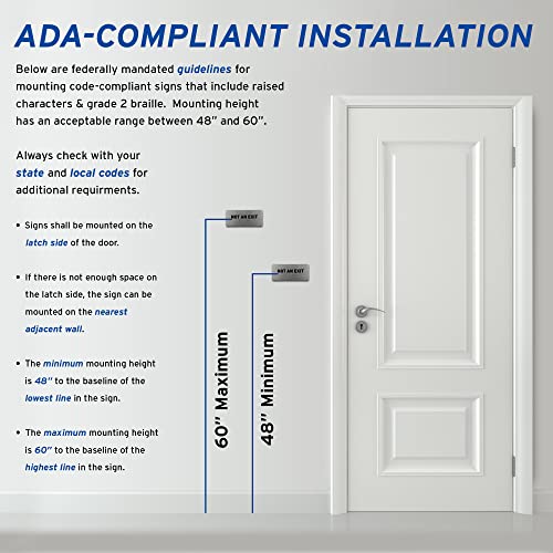 Snapklik.com : Not An Exit Identification Sign - ADA Compliant Sign ...