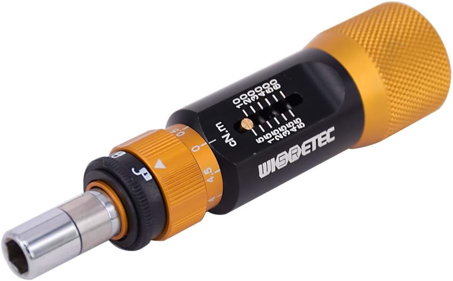 WISRETEC Mini Adjustable Torque Limiting Screwdriver Set 5 to 60cN-m ...