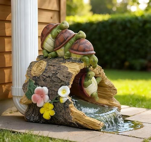 Amazon.com : Teaeeno Turtle Gutter Downspout Extensions Decoration ...