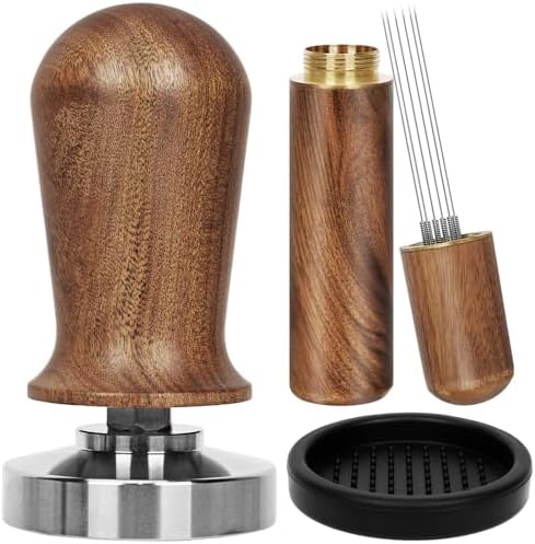 Y-Step 3 Pcs Coffee Tamper Set, Espresso Barista Kit for Portafilter ...