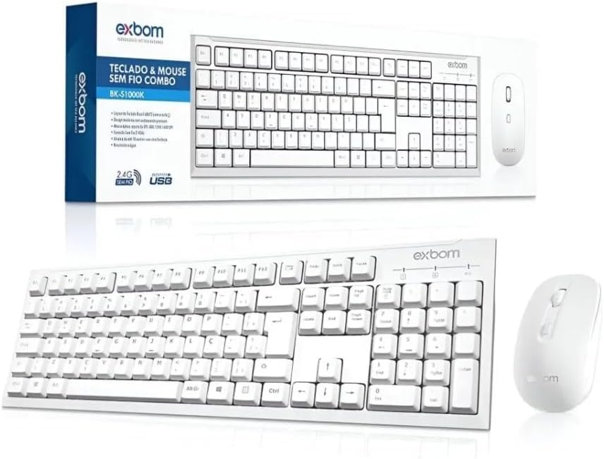 Combo Teclado e Mouse sem fio Wireless Keyboard LEY-171 - Lehmox ...
