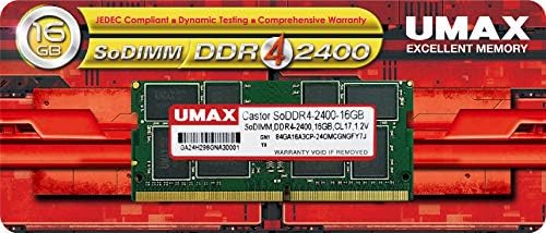 Amazon | UMAX Technologies ノート用DDR4 SO-DIMM 16GB ×1枚 ヒートシンク無し (型番:UM ...