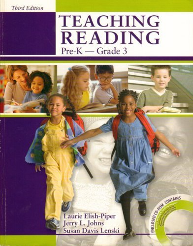 TEACHING READING PRE-K TO GRADE 3 W/CD-ROM : Elish-Piper, Laurie, Johns ...