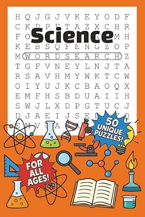 Science Word Search: All Ages Word Search Puzzle Book with Easy to Read ...