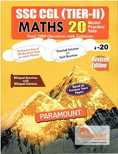 Buy SSC CGL (Tier-II) Maths 20 Model Practice Sets Book Online at Low ...