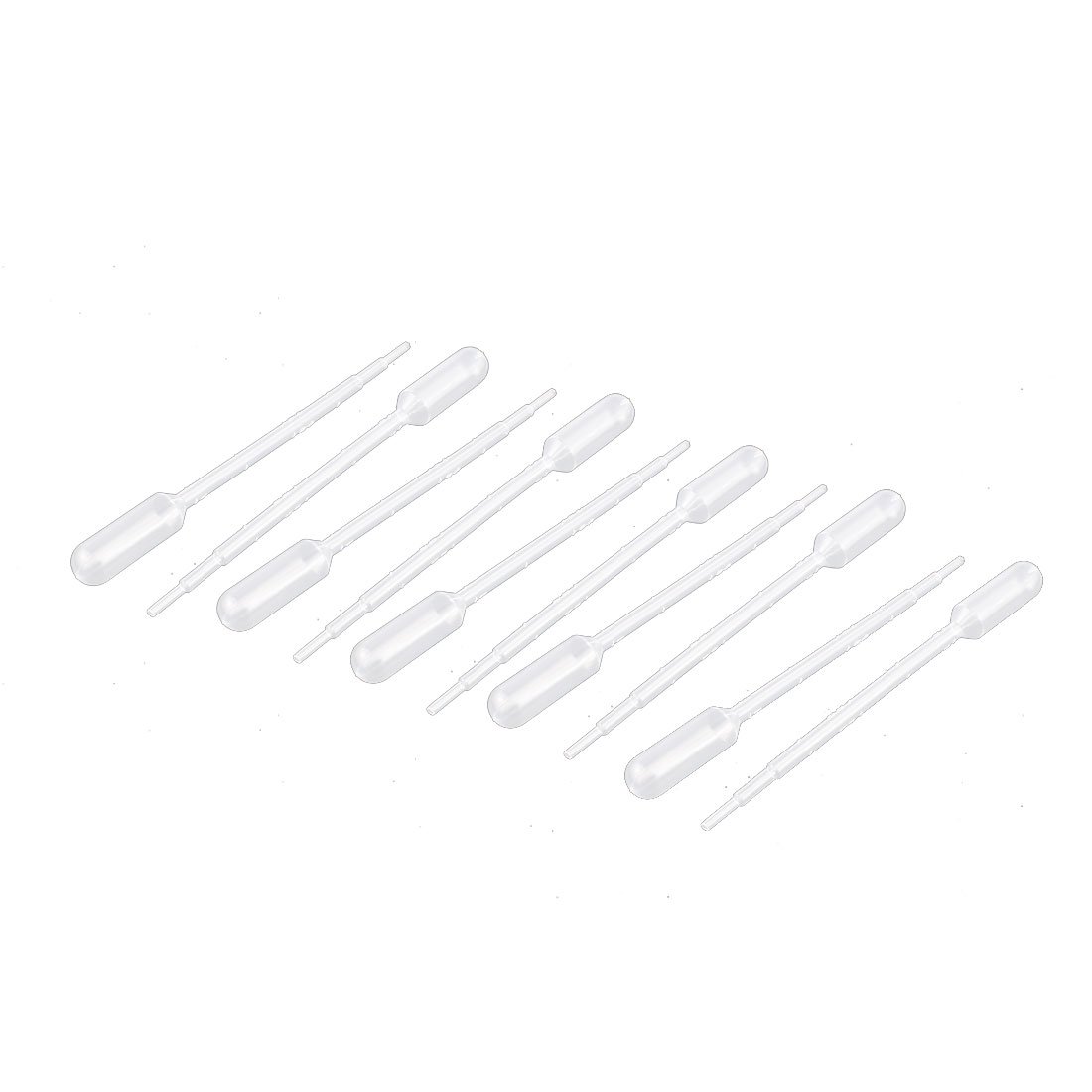 Buy IIVVERR 10Pcs 1ML Plastic Disposable Eye Dropper Graduated Transfer ...