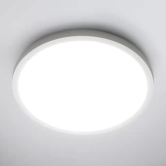 USOR LED Flush Mount Ceiling Light, 36W 40cm LED Panel Lights 6500K ...