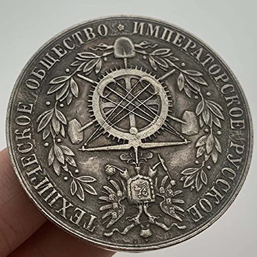 Buy 1892 crown wandering coin brass old silver medal collection craft ...