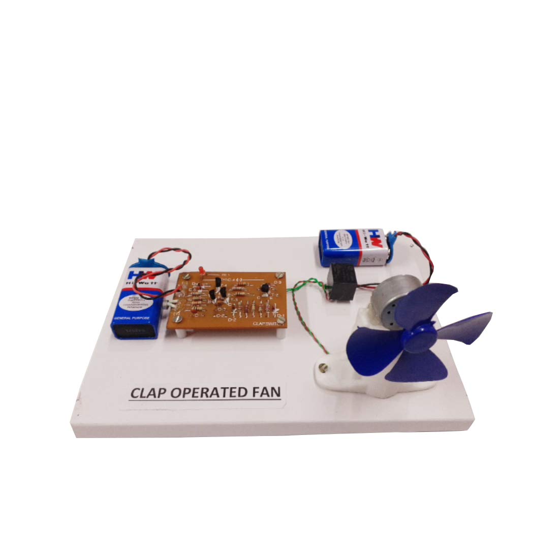 Buy Clap Switch Operated Fan - Physics Science Project with Report ...