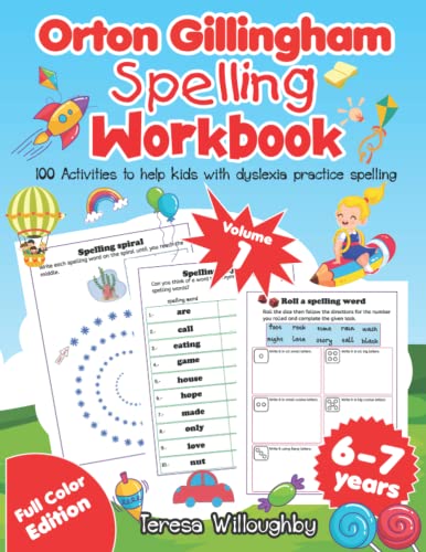 Snapklik.com : Orton Gillingham Spelling Workbook 100 Activities To ...