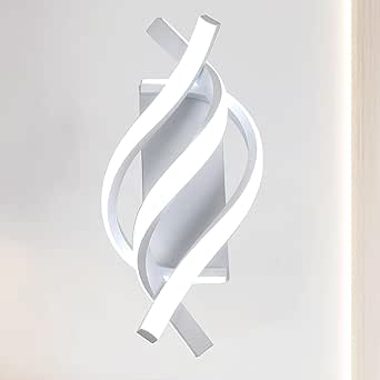 Hudi Fyier Led Wall Lamp 22W, White Modern Indoor Wall Lights for ...