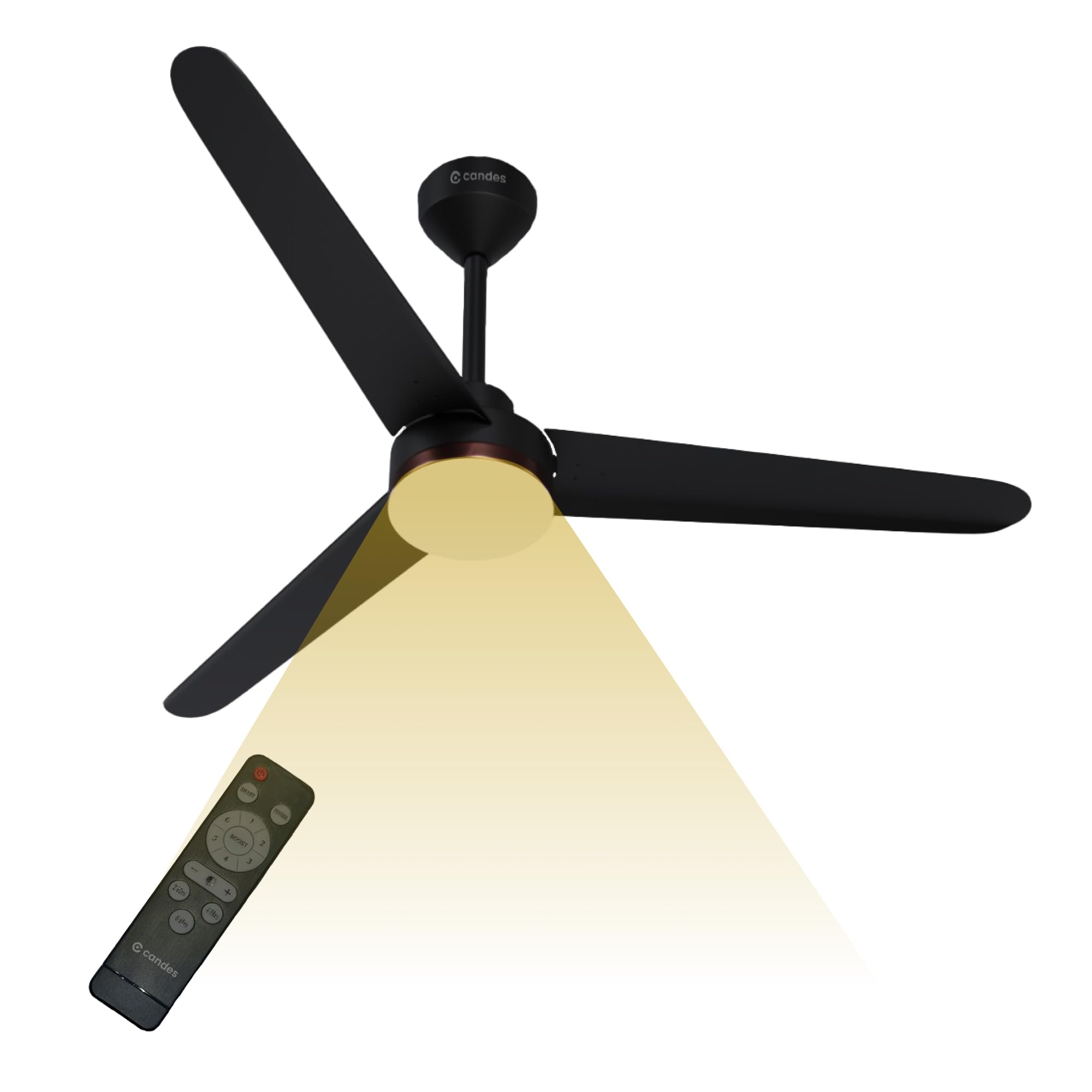Candes Celestia Bldc Ceiling Fan With Light 1200mm 3 Colour ...